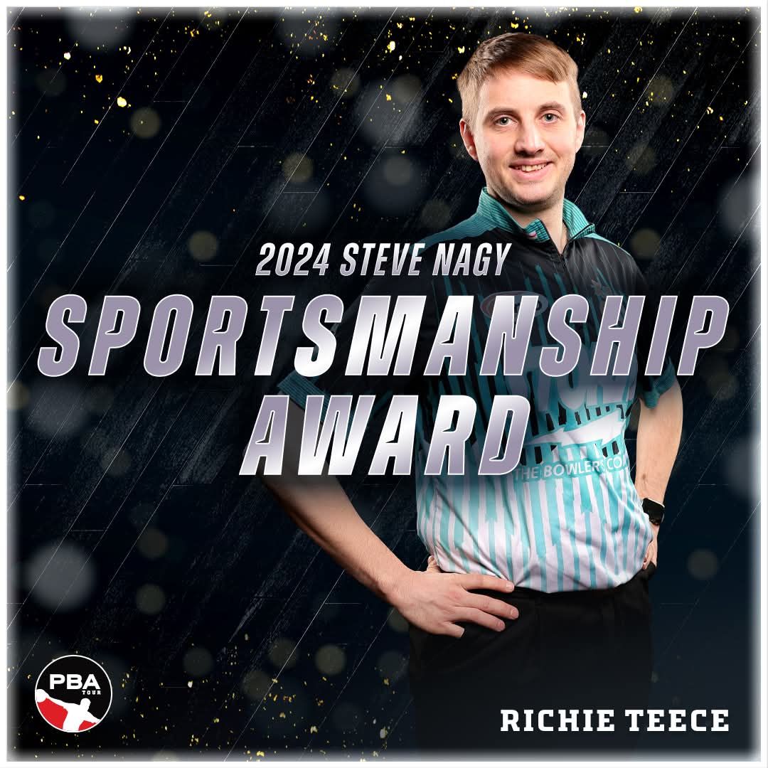 Richie Teece Voted 2024 PBA Steve Nagy Sportsmanship Award Winner ...